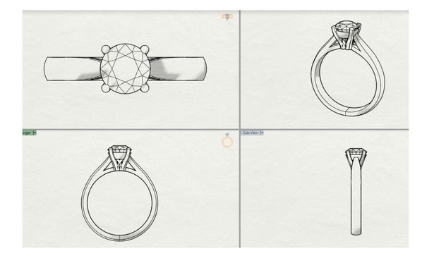 Bespoke Customized Jewelry Using CAD - Desert Diamonds Jewelry